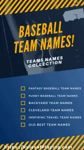 Baseball Team Names [ Fantasy, Funny, Cleveland Updated 2021 ]